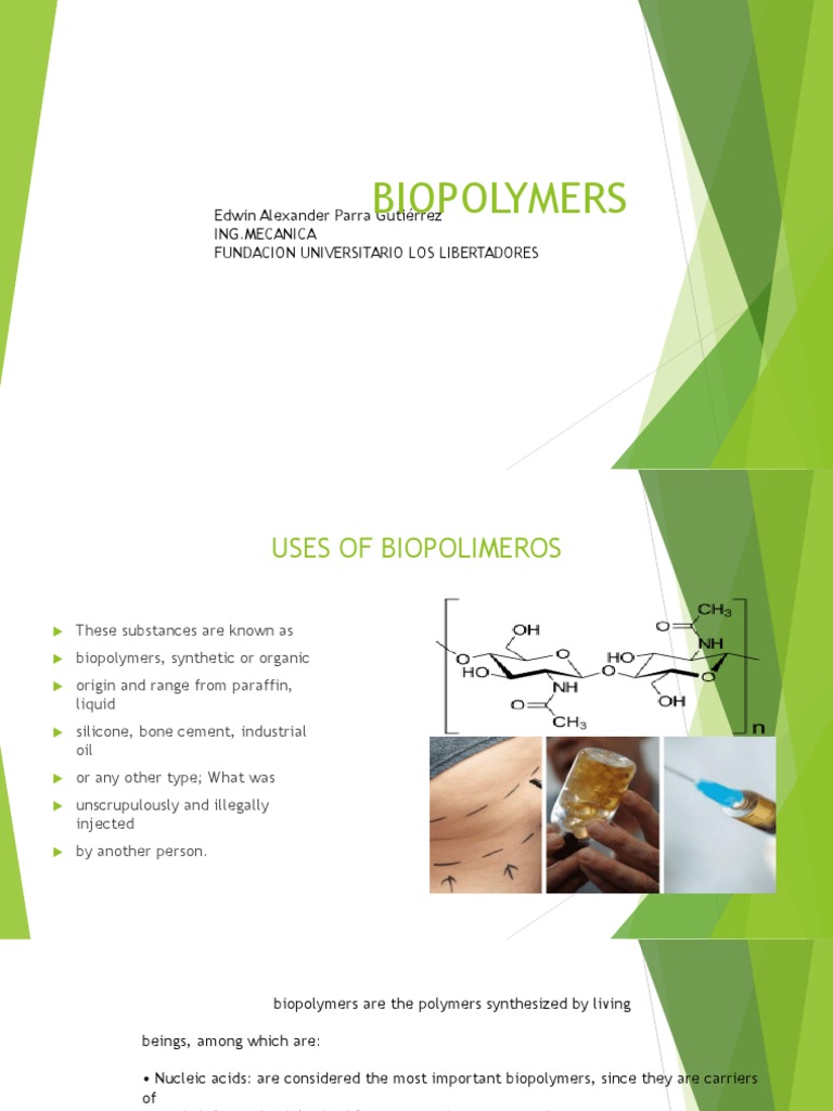 Overview of Biopolymers and Their Uses | PDF