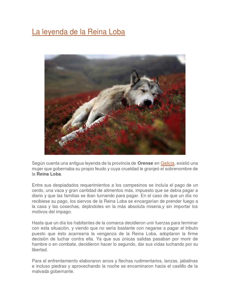 La Leyenda de La Reina Loba | PDF