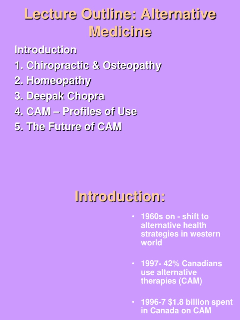 Alternative Medicine | PDF | Alternative Medicine | Chiropractic