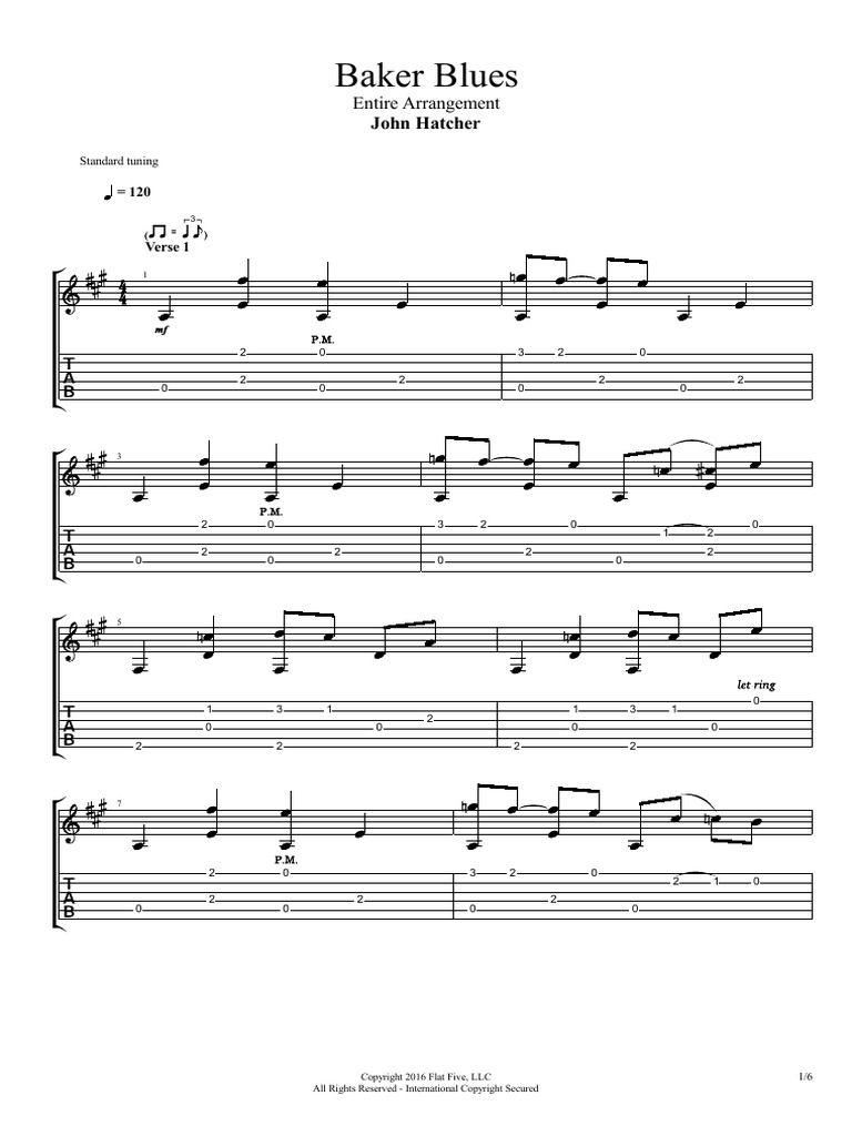 Baker Blues: Entire Arrangement | PDF | Intellectual Works