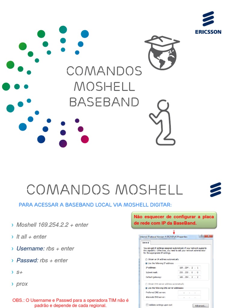Comandos Moshell para Baseband Ericsson | PDF | Redes de computadores ...