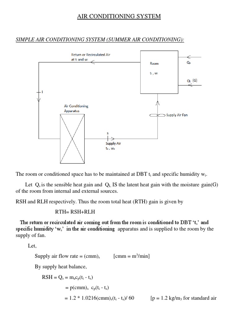 Air Conditioning System | PDF | Air Conditioning | Hvac