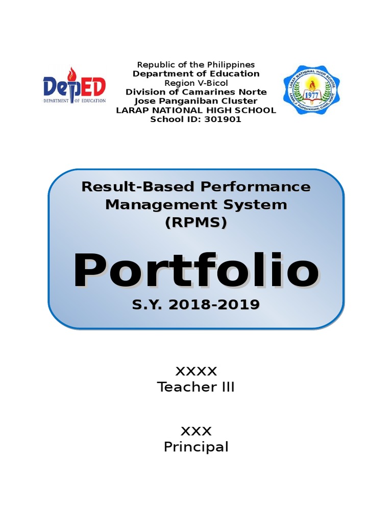 Cover Page For Rpms | PDF | Curriculum | Learning
