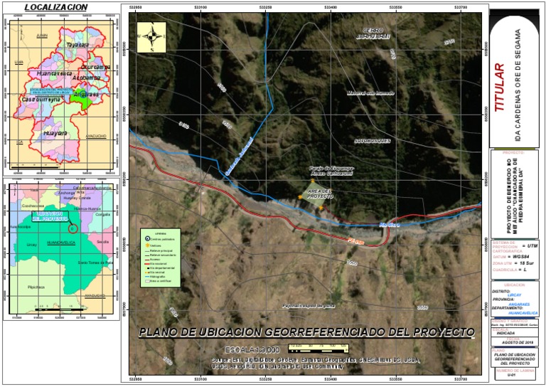 Mapa N 01 Ubicacion Del Proyecto | PDF | Business