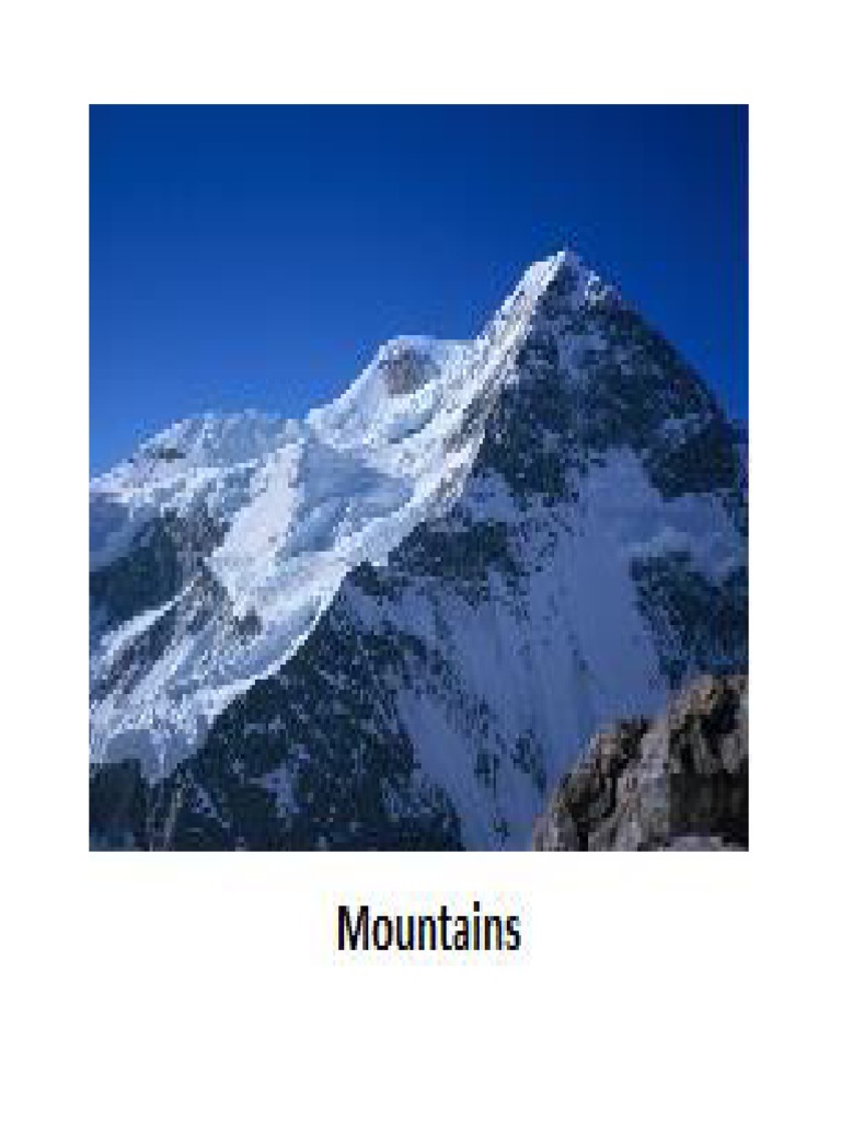 Landforms | PDF | Mountains | Glacier