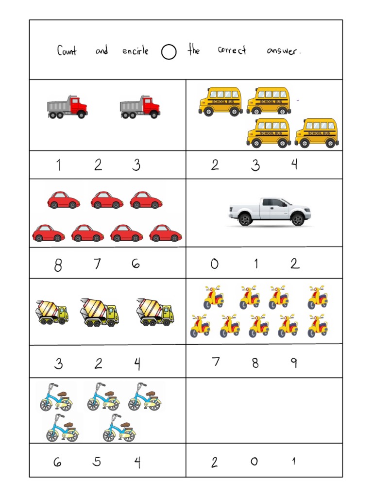 Counting Up To 10 (A) | PDF