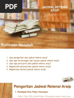 Contoh Formulir Jadwal Retensi Arsip | PDF