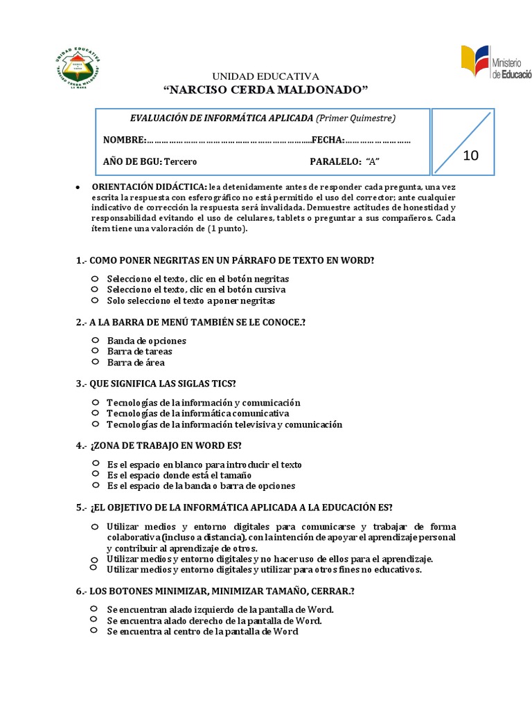 Informática Aplicada | PDF | Microsoft Word | Microsoft Office