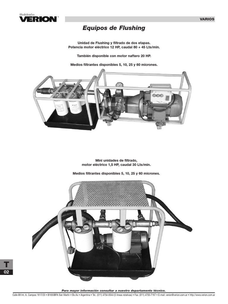 Equipos de Flushing PDF | PDF | Vehículos | Science