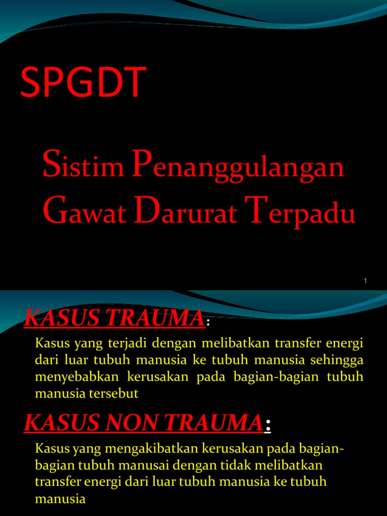 Sistem Gawat Darurat Terpadu | PDF