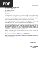 Explanation Letter For DTR | PDF