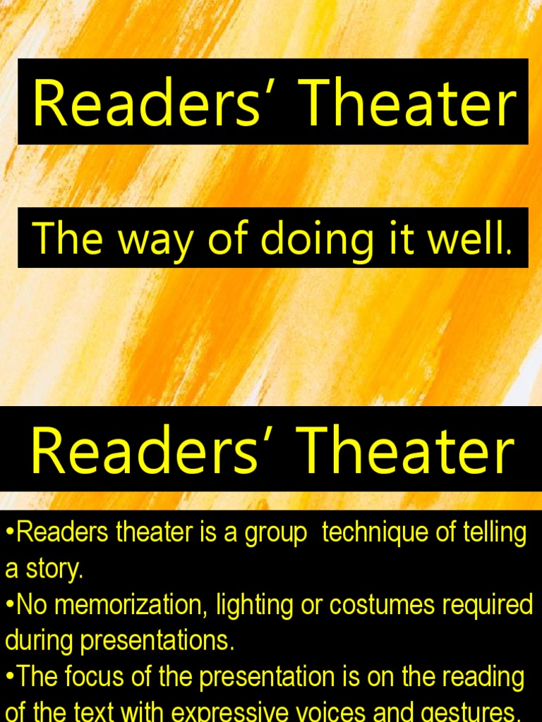 Readers' Theater Presentation Guide | PDF
