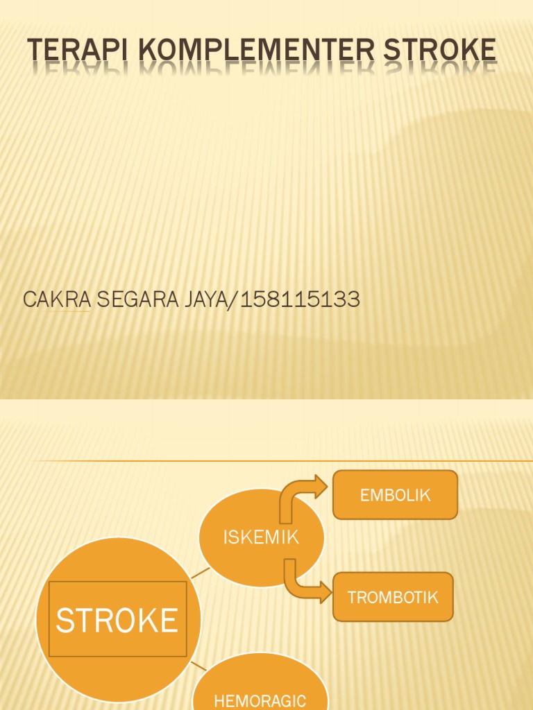 Terapi Komplementer Stroke | PDF