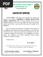 Sample Oathtaking Ceremony | PDF | Oath Of Office | Government