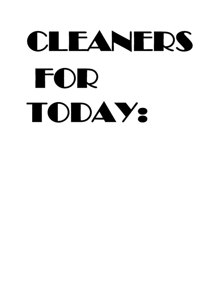 Daily Sweepers | PDF