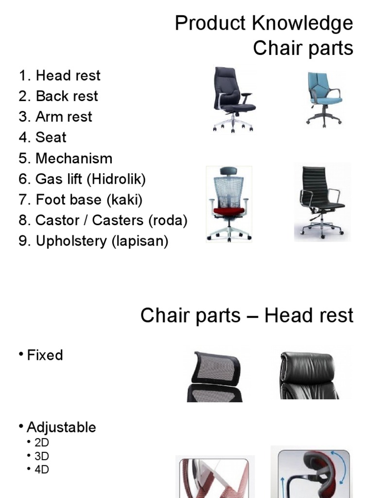 Office Chair Parts Overview | PDF