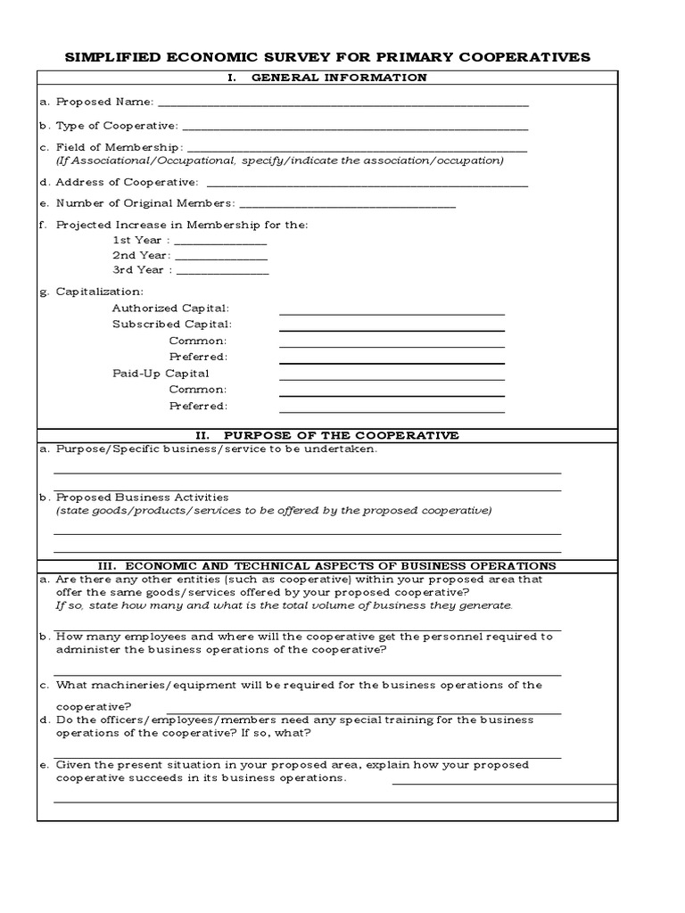 Simplified Economic Survey | Download Free PDF | Cooperative | Capital ...