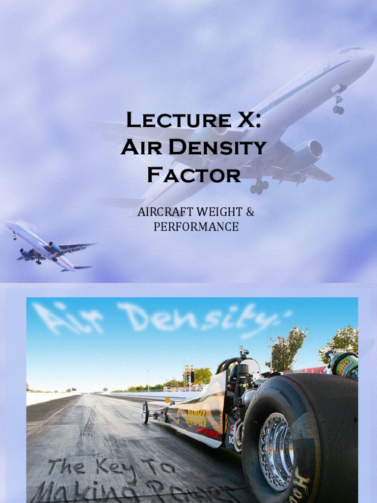 Efect of Density On Aircraft Performance | PDF | Atmosphere Of Earth ...