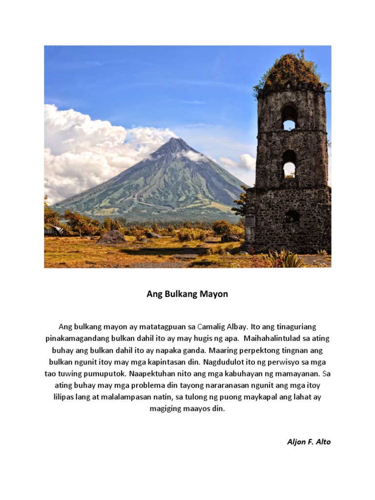 Ang Bulkang Mayon | PDF
