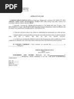 DSWD Travel Consent and Affidavit Form | PDF | Affidavit | Common Law