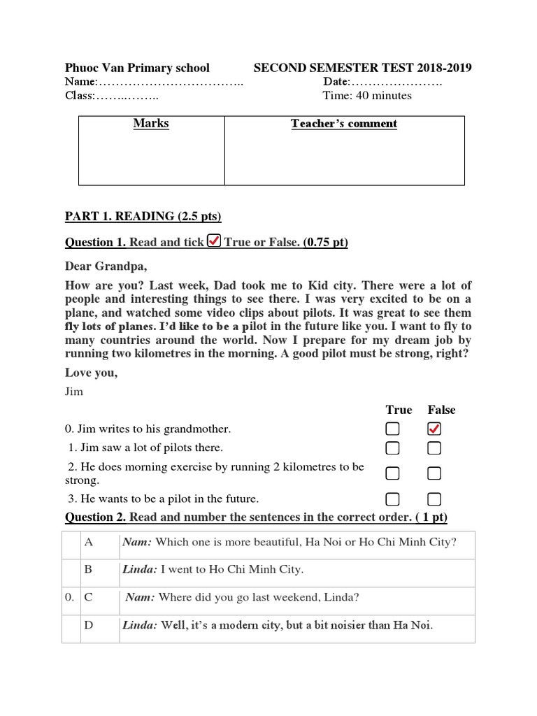 Name: .. Date: . Class: .. .. Time: 40 Minutes | PDF