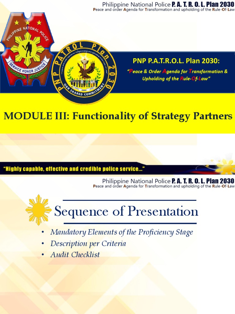 PNP Patrol Plan 2030 Overview | PDF | Strategic Management | Governance