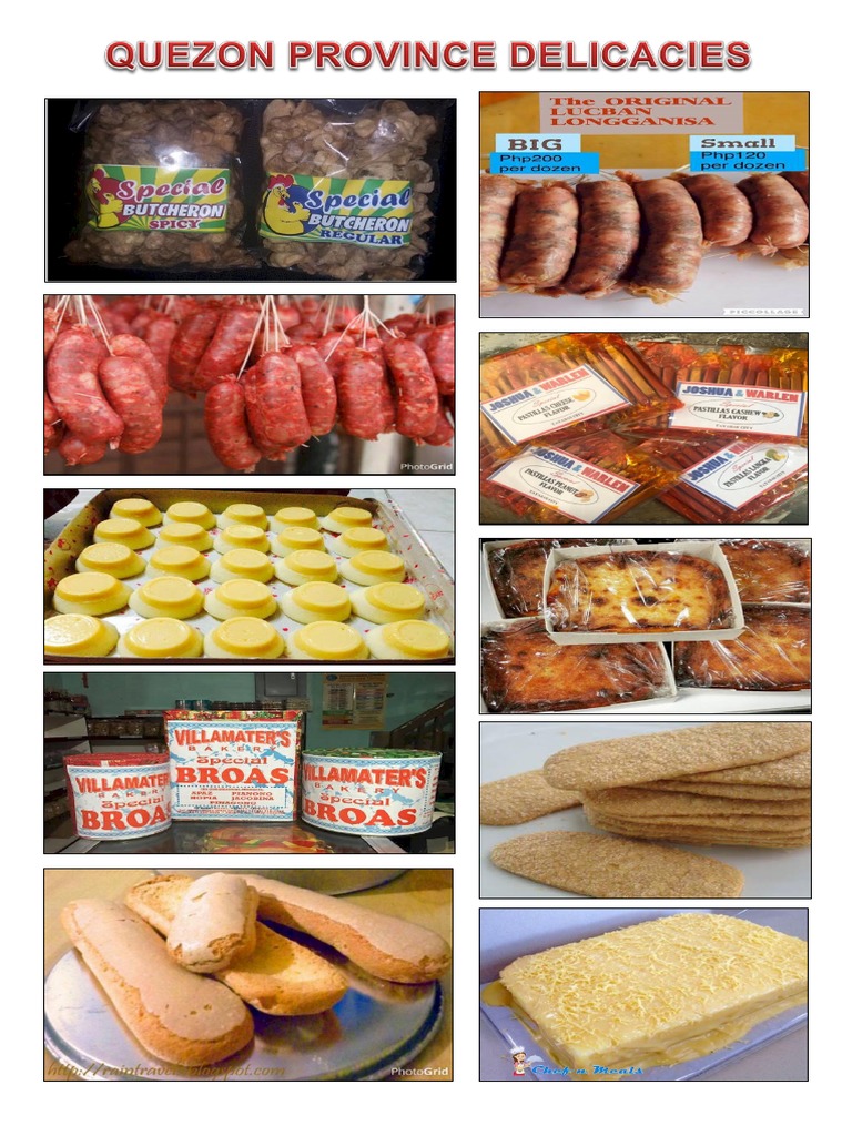 Quezon Province Delicacies | PDF