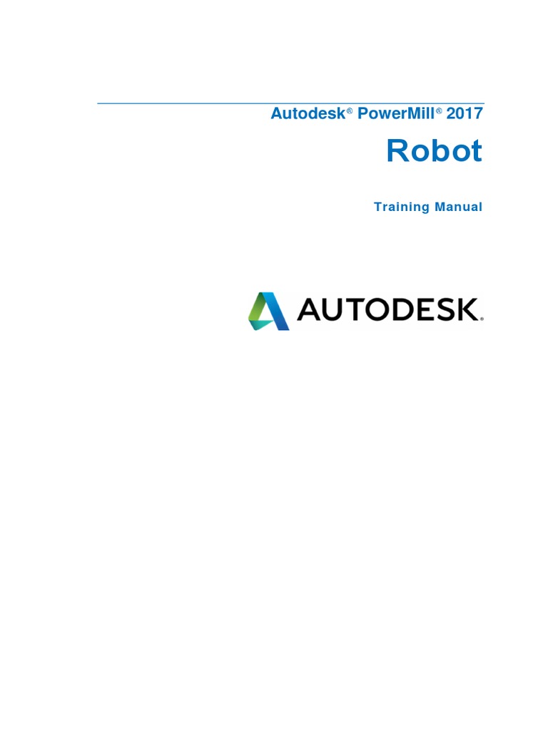 PowerMill Robot - Training Manual | PDF | Autodesk | Computer File