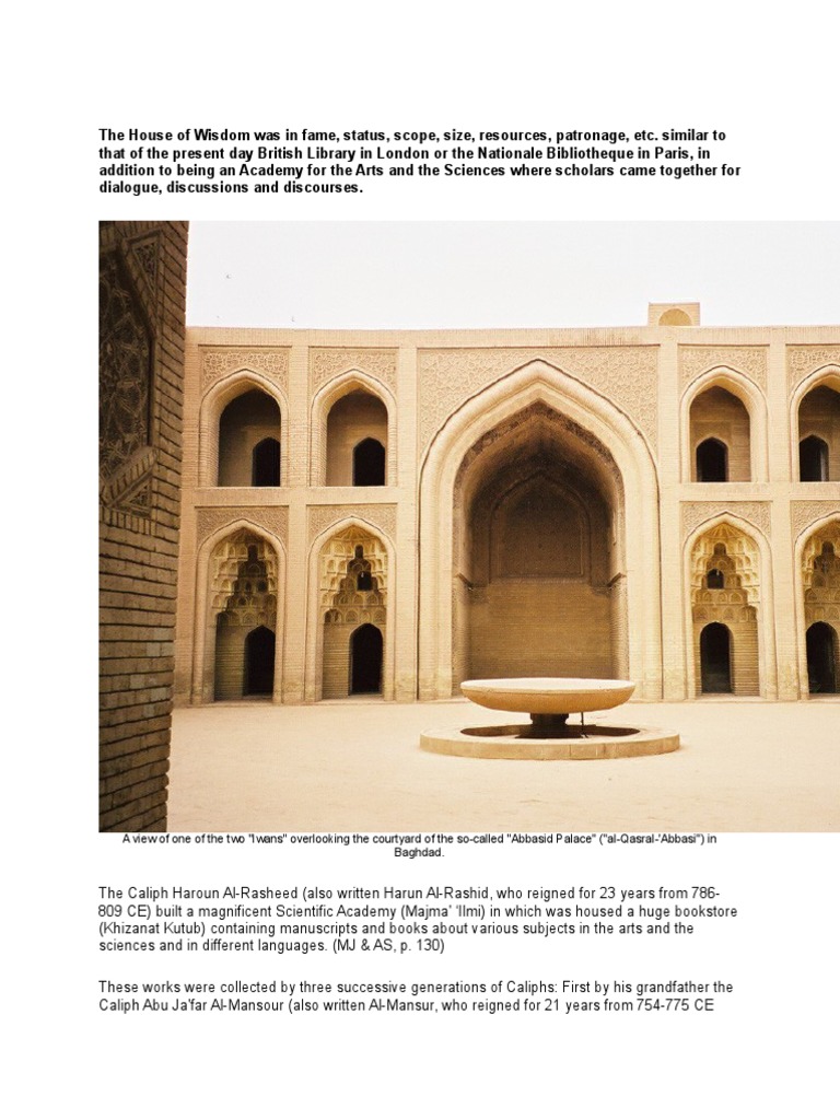 The Legacy of Baghdad's House of Wisdom | PDF | Qur'an | Islam