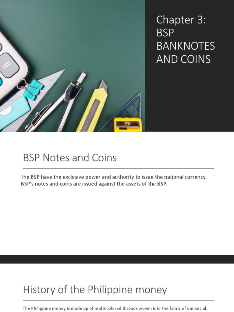 BSP Banknotes and Coins | PDF | Banknote | Numismatics