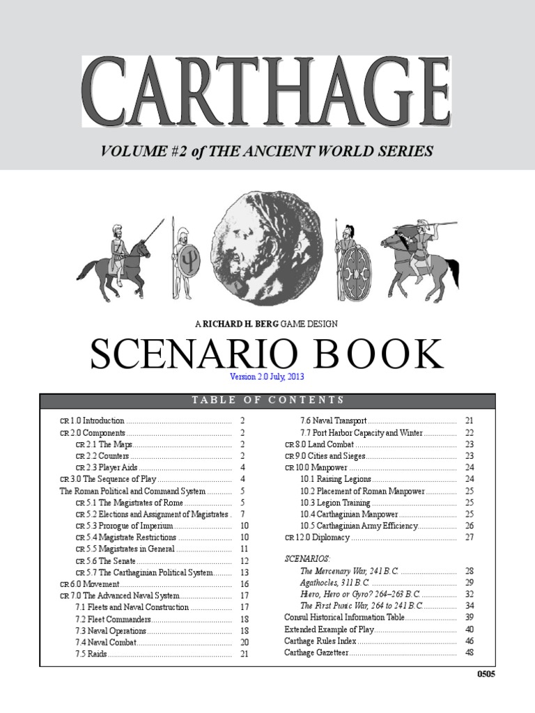Scenario Book: Volume #2 of The Ancient World Series | PDF | Roman ...