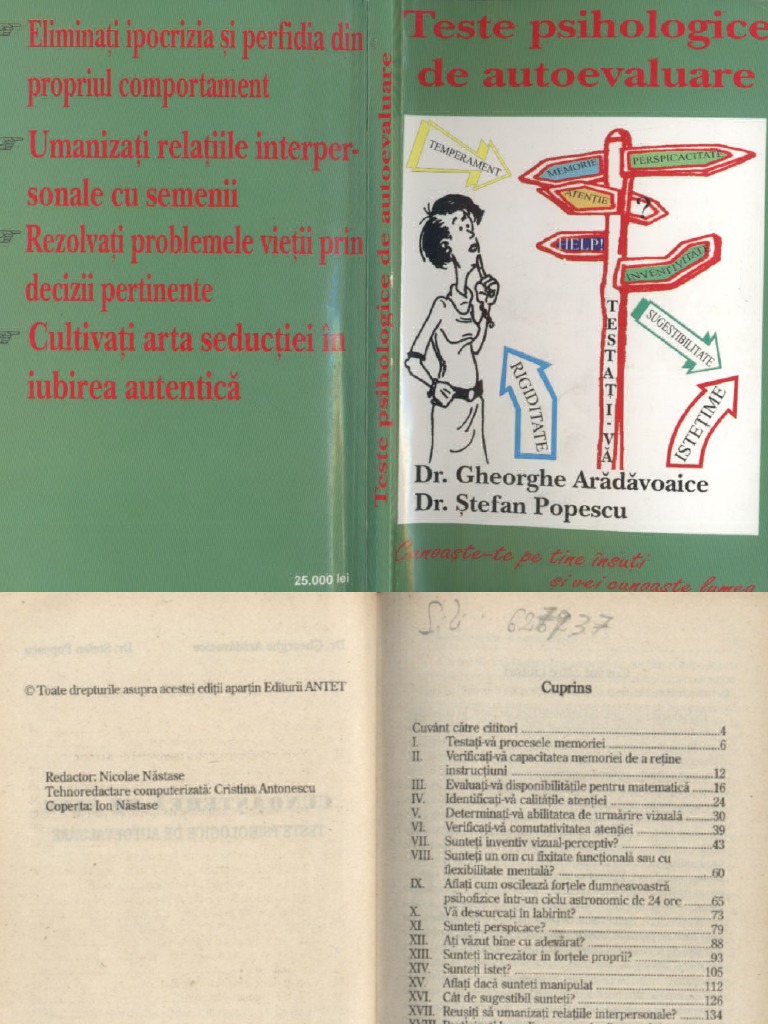 Teste Psihologice Armatas SGP PDF | PDF