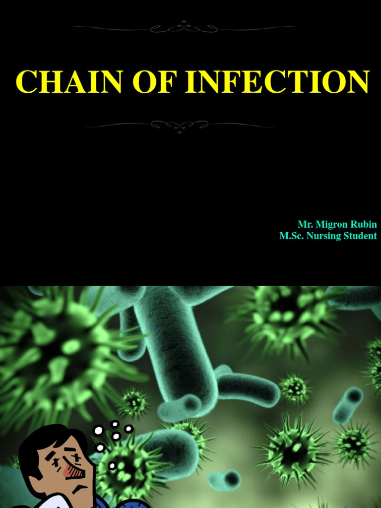 Chain of Infection: Mr. Migron Rubin M.Sc. Nursing Student | PDF ...