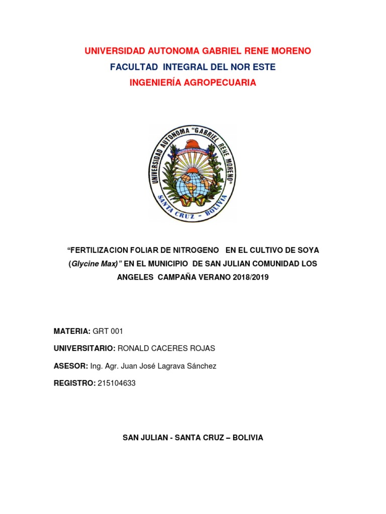 GRT - 2019 Actualizado Ronald Caceres Rojas | PDF | Organismo ...