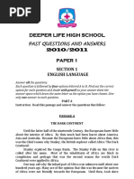 Free WAEC Mathematics Sample Questions | PDF | Circle | Angle