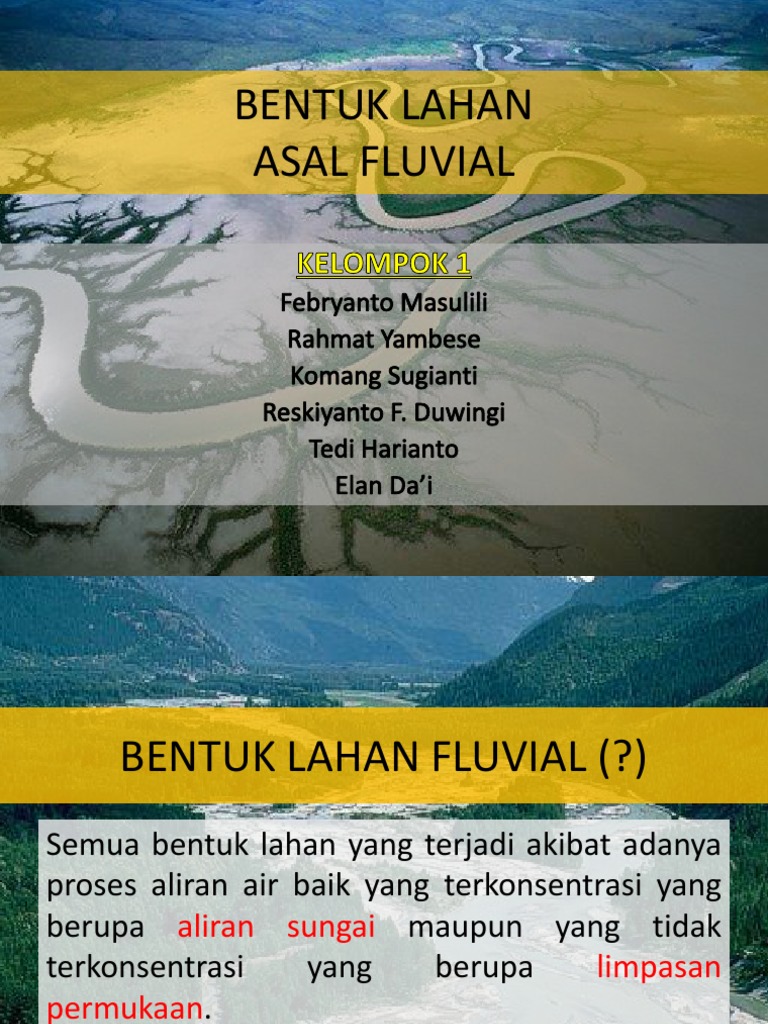 Fluvial Landform - Group1 - GEOLOGY UNG | PDF