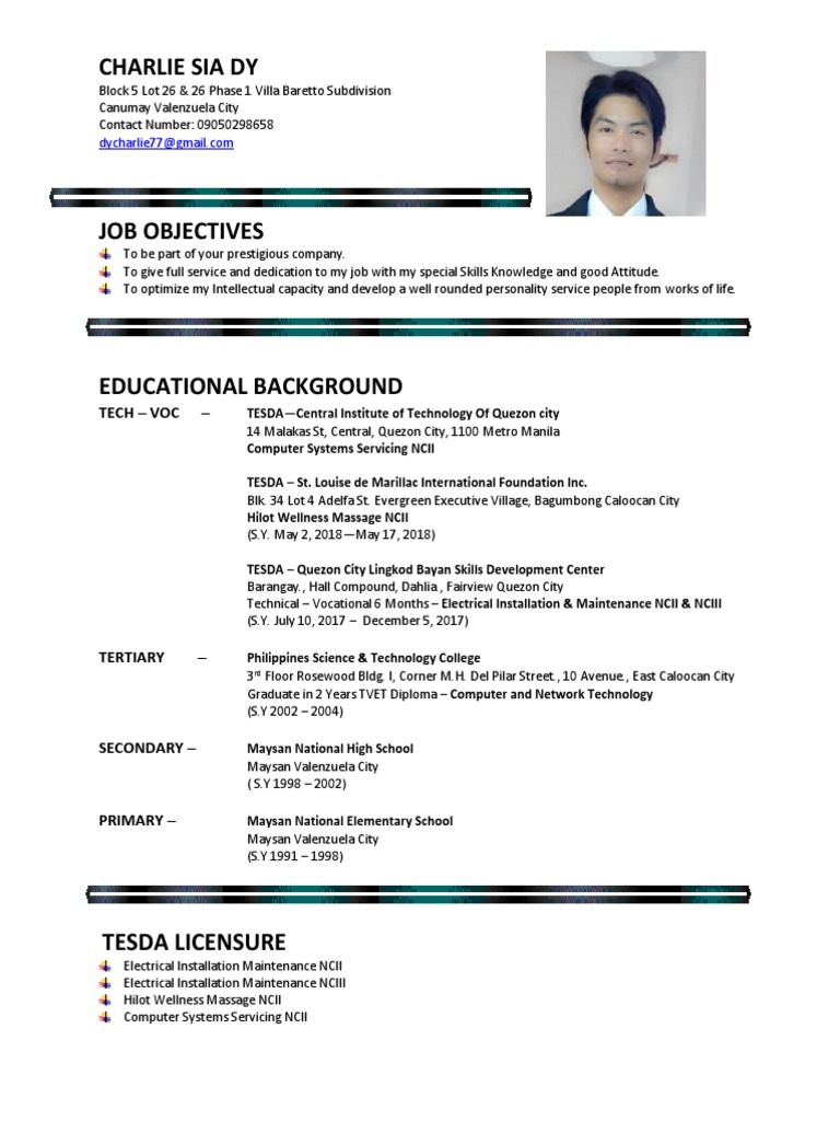 CHARLIE-DY-RESUME New | PDF