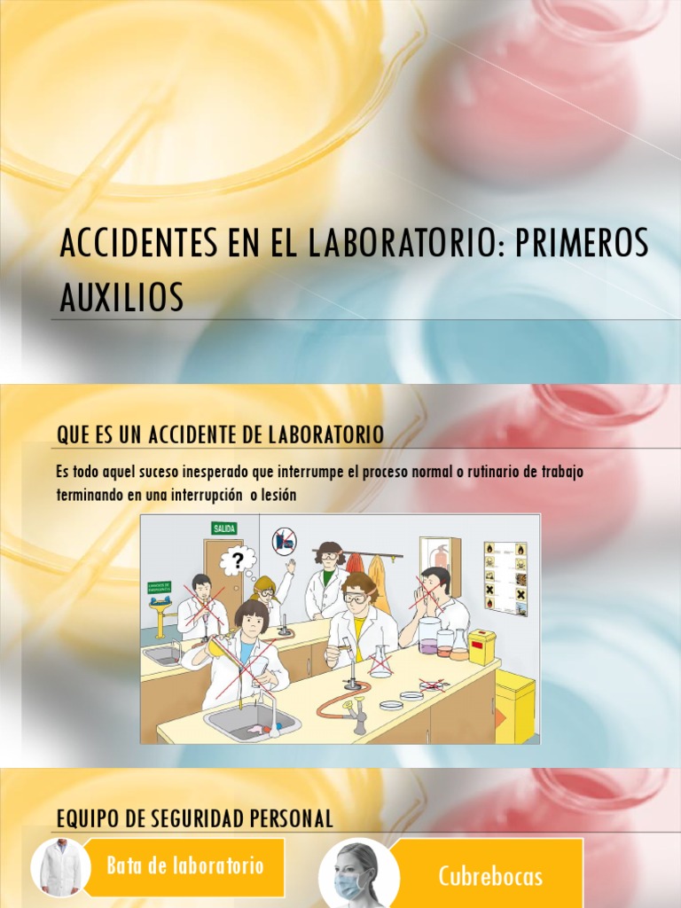 Primeros Auxilios en Accidentes de Laboratorio | PDF | Laboratorios ...