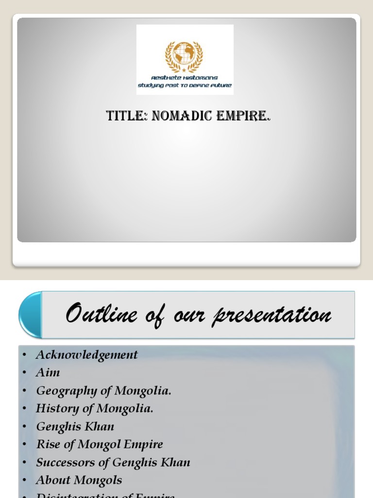 Nomadic Empires | PDF | Genghis Khan | Mongols
