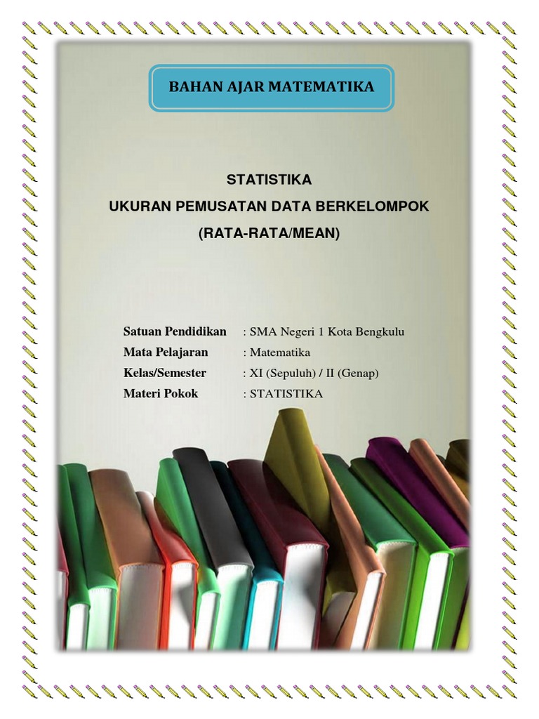 Bahan Ajar Mean | PDF