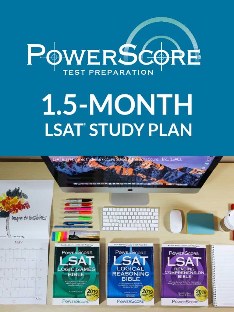 1.5 Month Lsat Study Plan PDF | PDF | Law School Admission Test | Reason