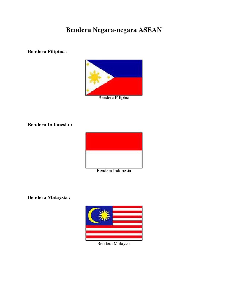 Bendera Negara ASEAN | PDF
