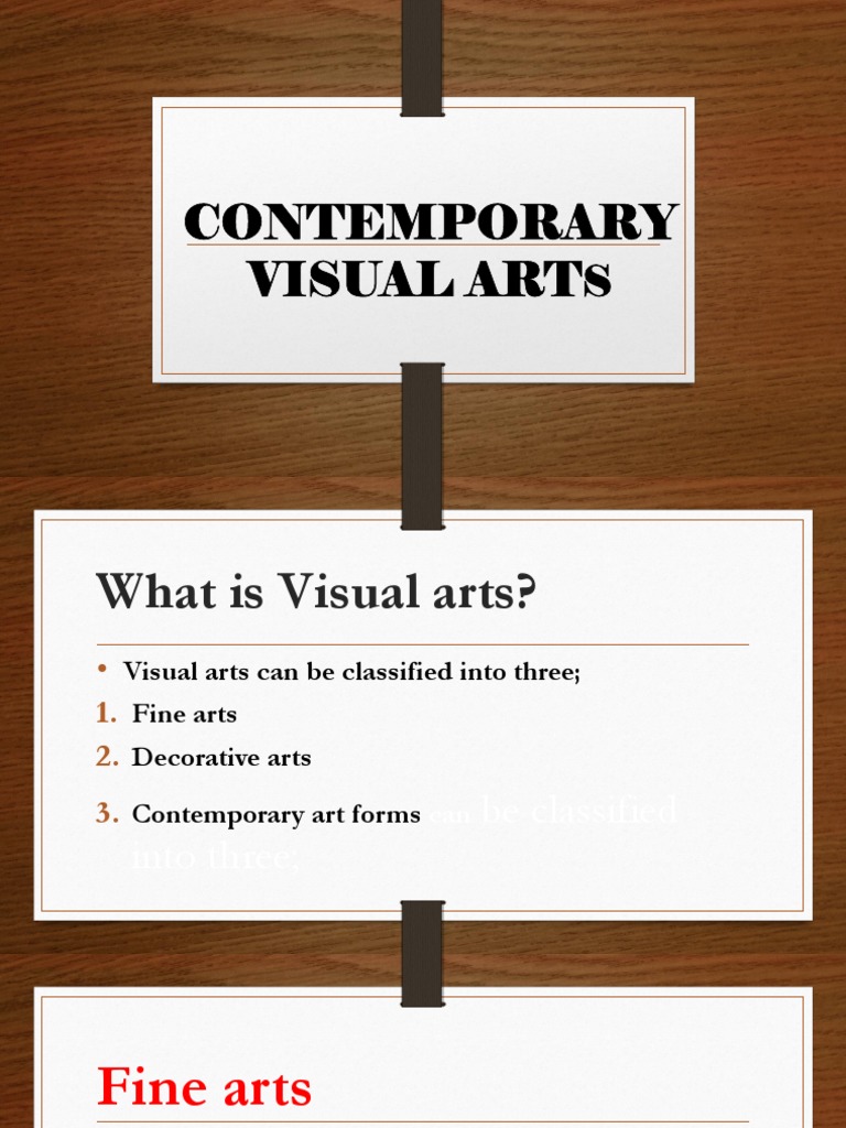 Overview of Contemporary Visual Arts | PDF | Paintings | Installation Art