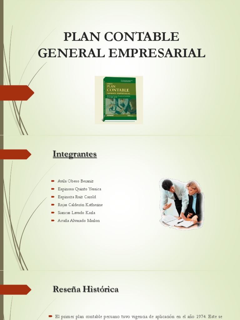 Plan Contable General Empresarial | PDF | Contabilidad | Valoración ...