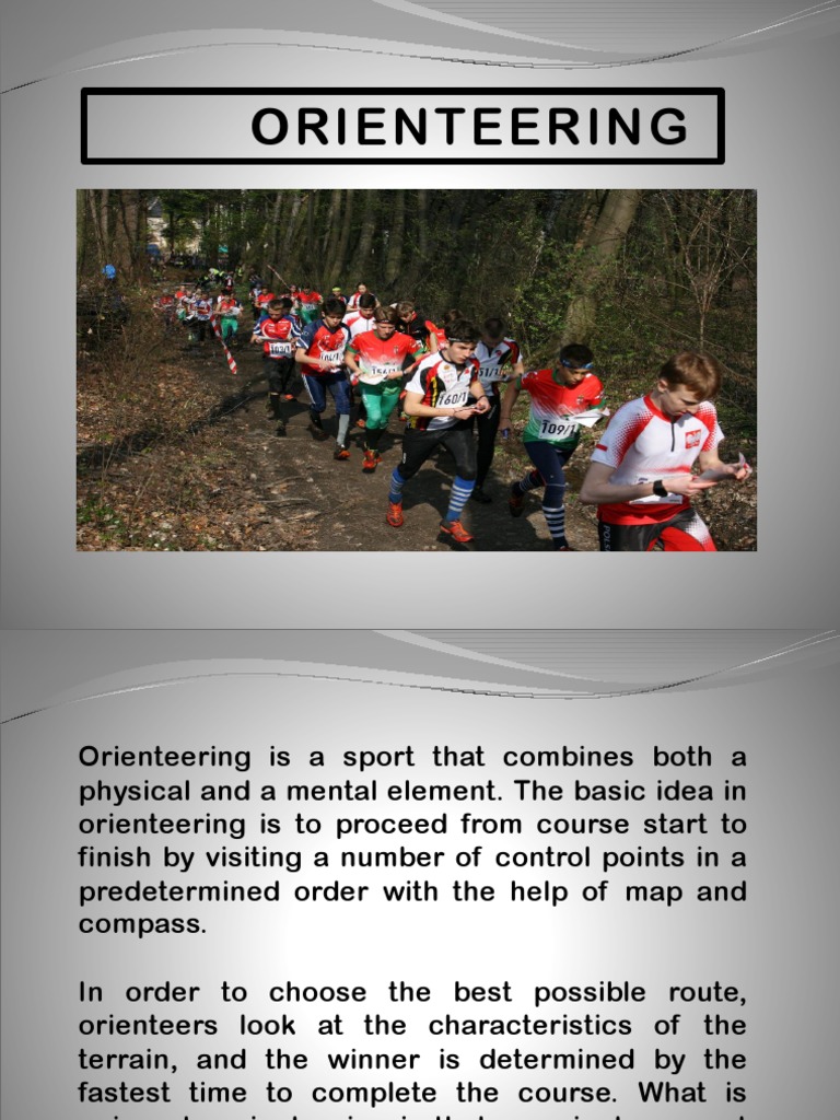 Orienteering | PDF | Trail | Racing