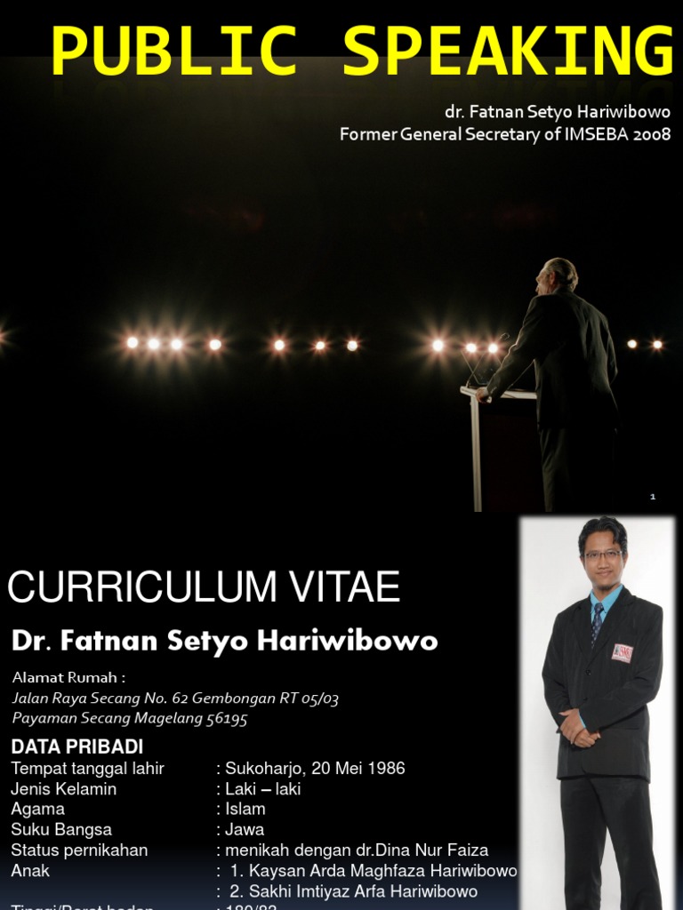 Public Speaking | PDF