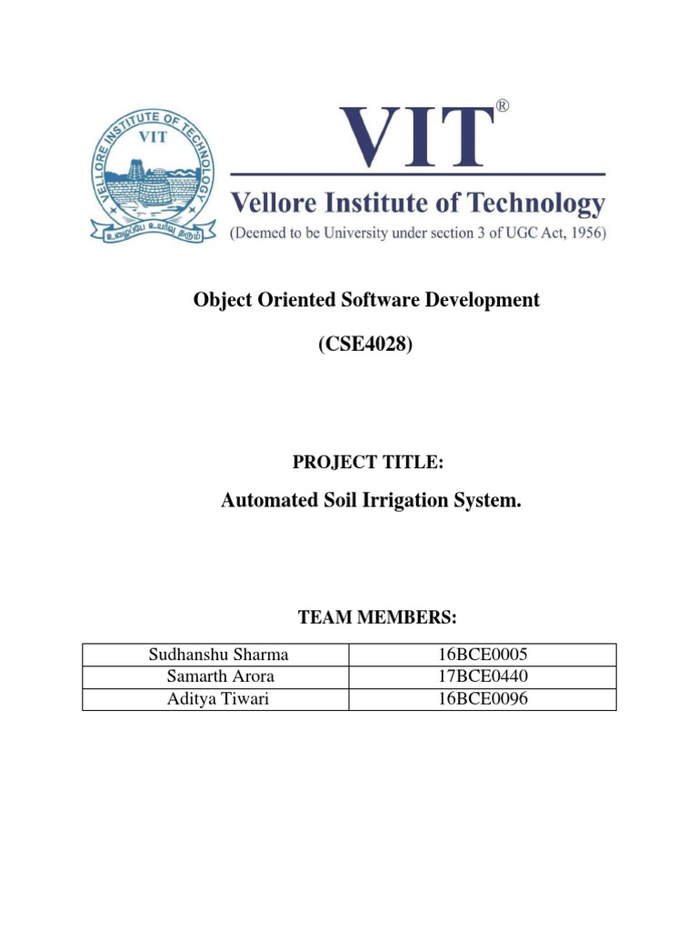 Automated Irrigation System Work - Breakdown Structure | PDF