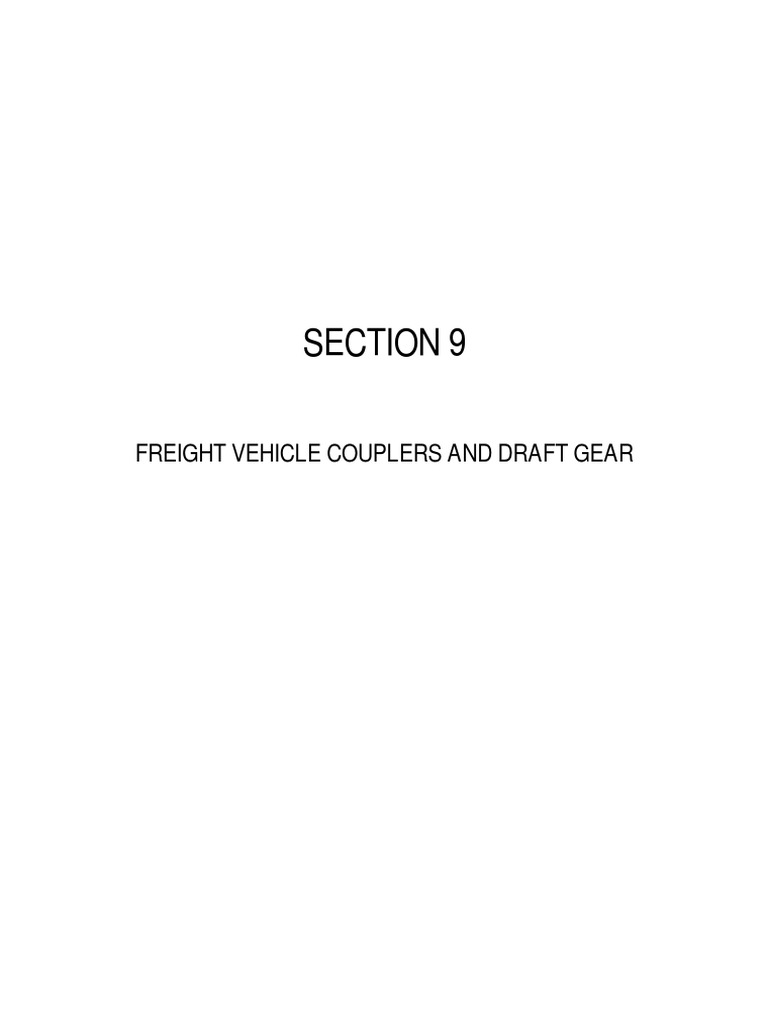 AAR Freight Vehicle Coupler Standards | PDF | Nature