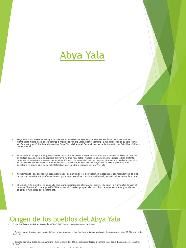 Abya Yala | PDF