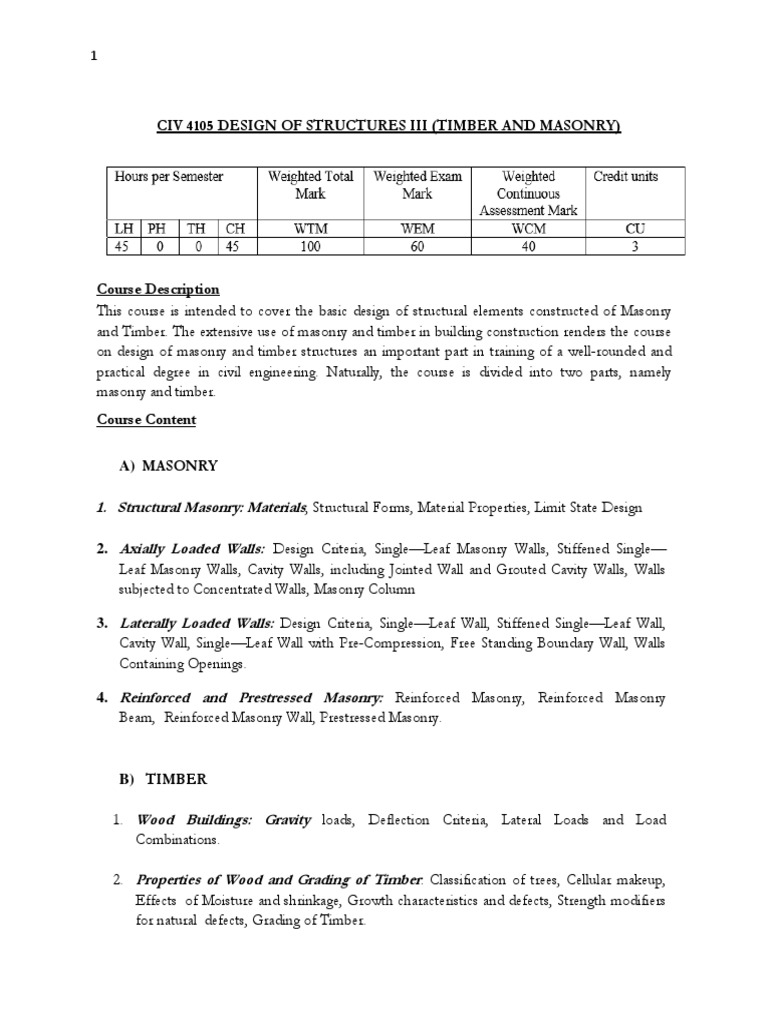 Chapter 1 TIMBER Introduction | Download Free PDF | Wood | Lumber